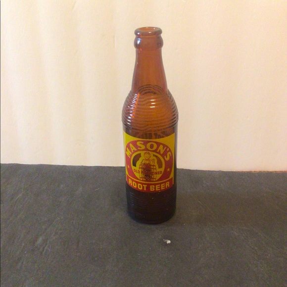 Vintage | Other | Vintage 95 Masons Root Beer Glass Bottle | Poshmark